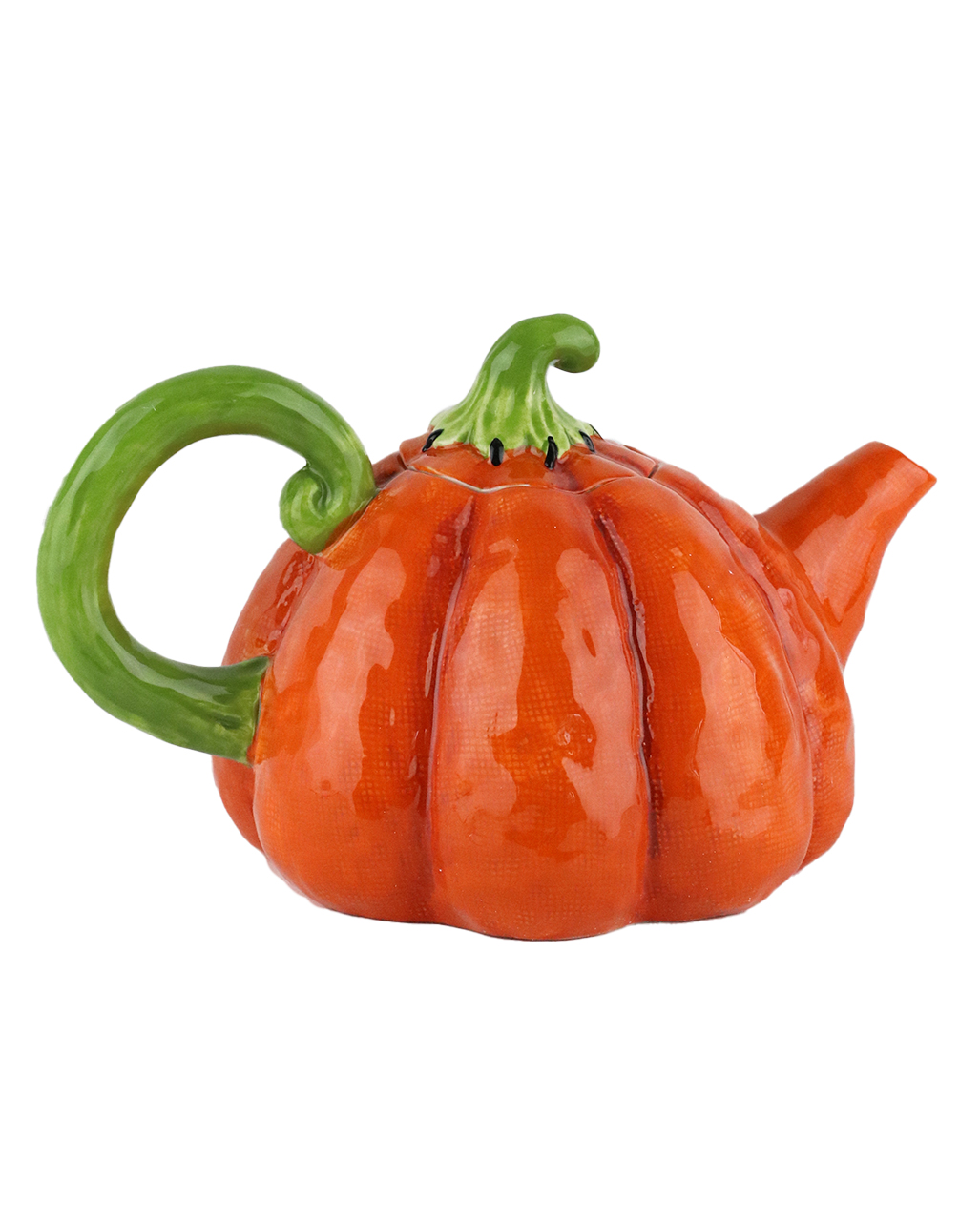 Stitched Pumpkin Teapot for Halloween ★ | Horror-Shop.com