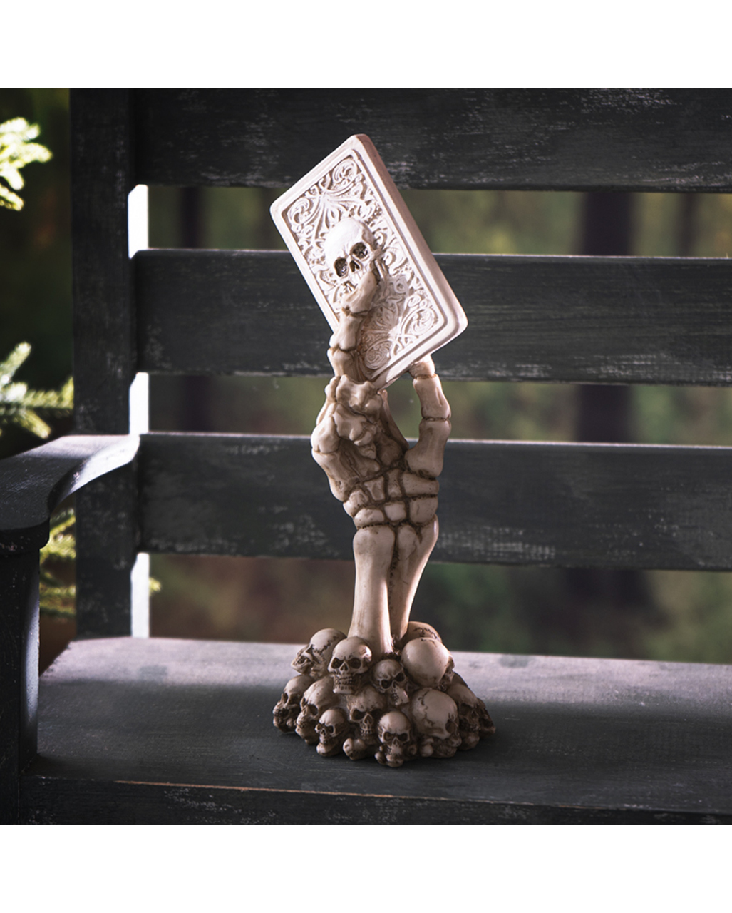 The Death Card Skeleton Hand 18cm | Skeleton hand | Horror-Shop.com