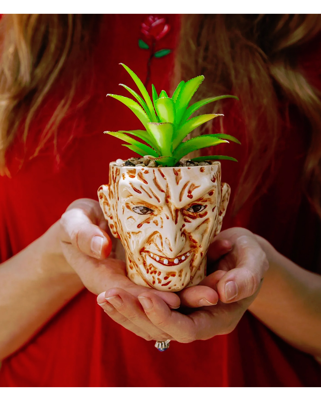 A Nightmare on Elm Street Freddy Krueger Topf mit Pflanze Merchandise ...