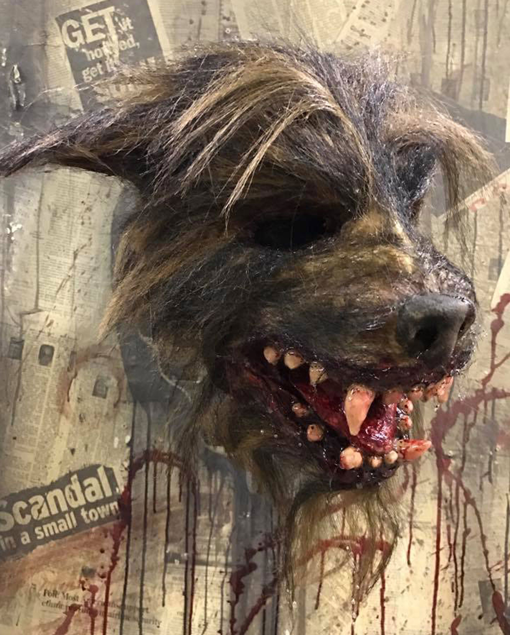 Bloody Nightslasher Werewolf Mask for film & theater | Horror-Shop.com