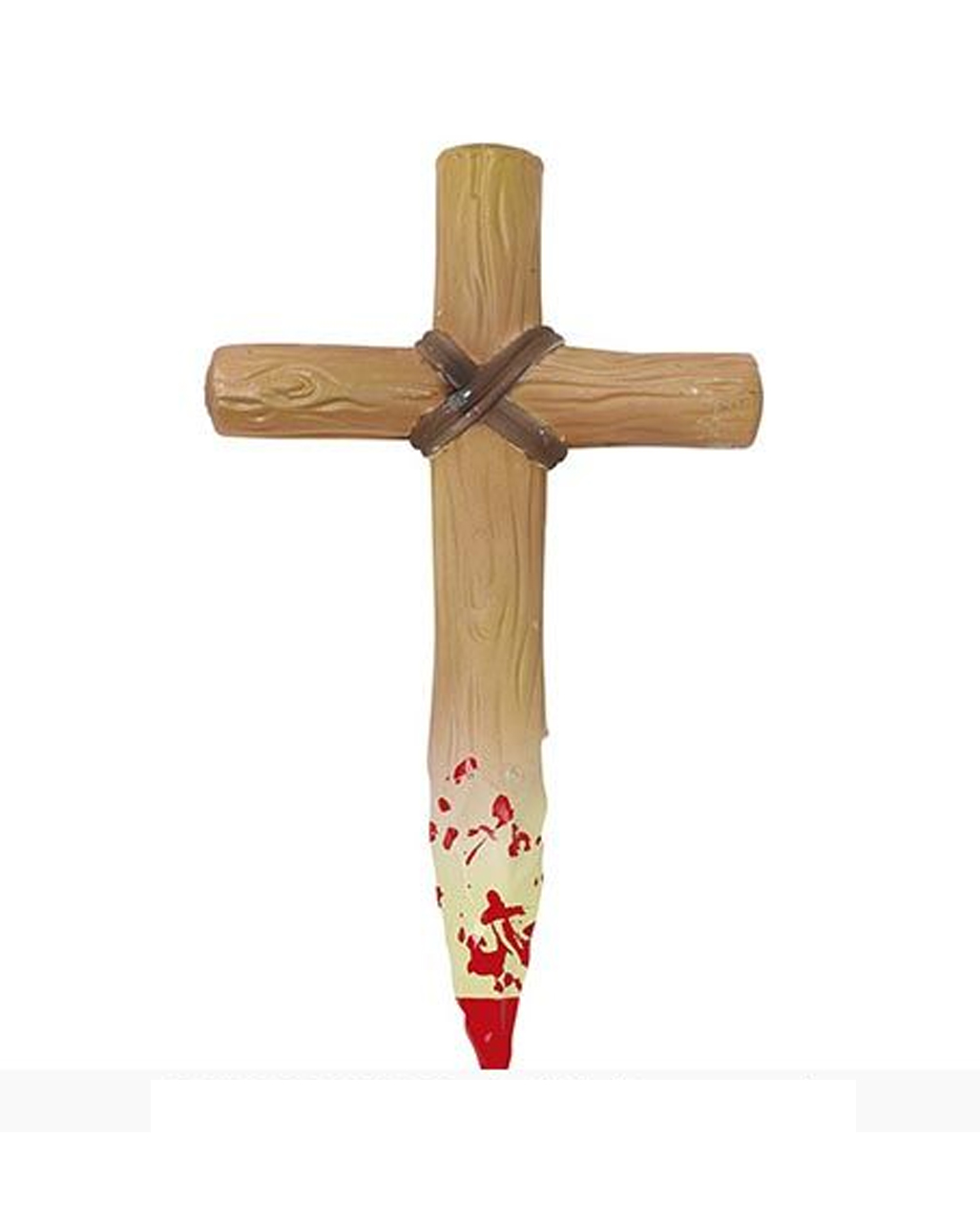 Bloody Cross Stake Toy Weapon for Halloween | Horror-Shop.com