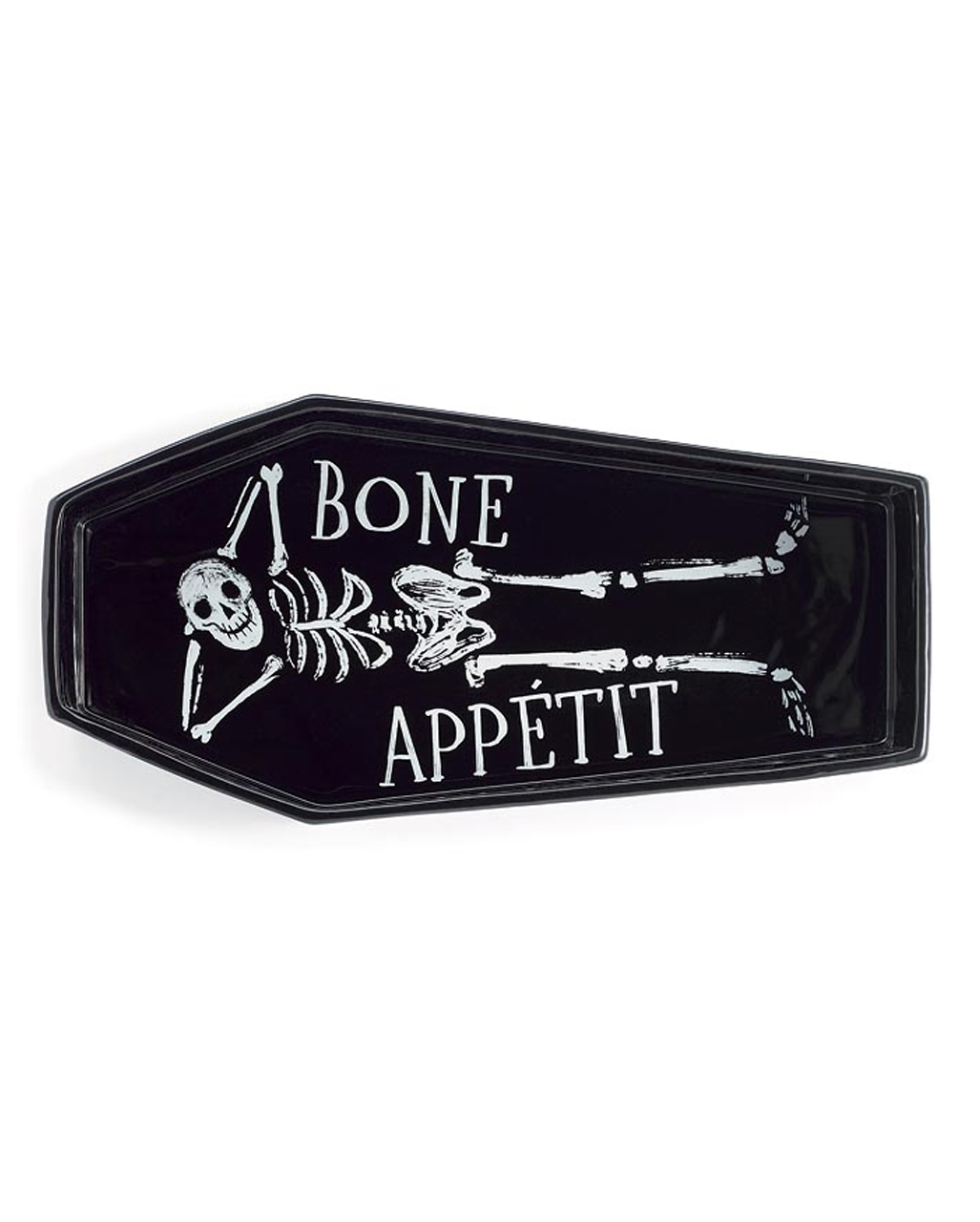 Bone Appetit Schale in Sargform 35cm Halloween Deko | Horror-Shop.com