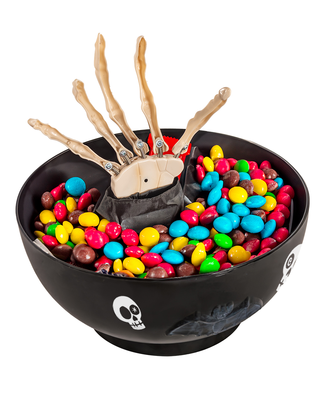 Creepy Candy Bowl With Moving Skeleton Hand 🎃 | Horror-Shop.com