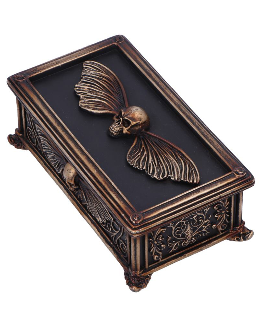 "Death's Head" Gothic Casket 19.5cm Gothic decoration | Horror-Shop.com