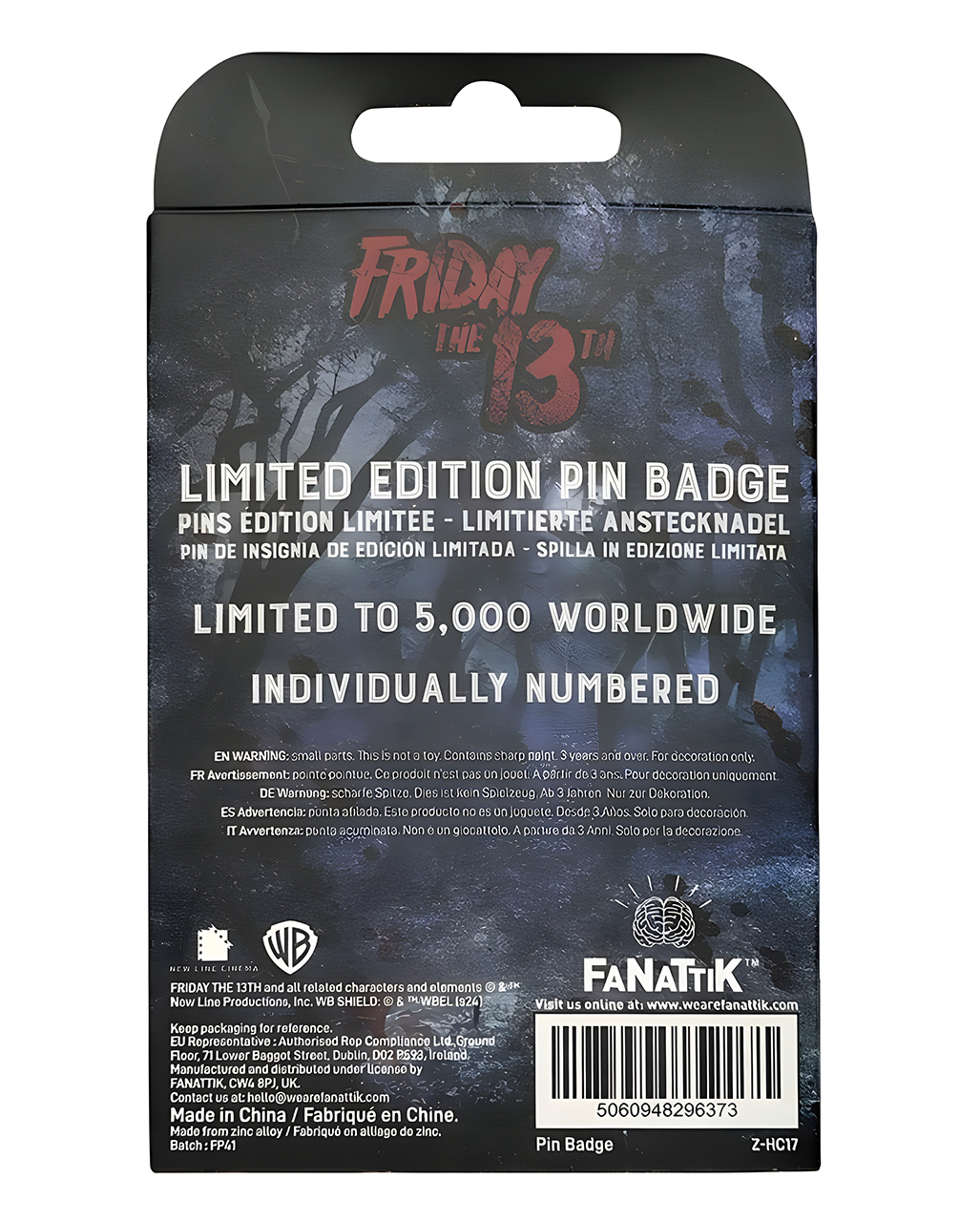 Friday The 13th Pin Badge Set Of 2 Fan articles | Horror-Shop.com