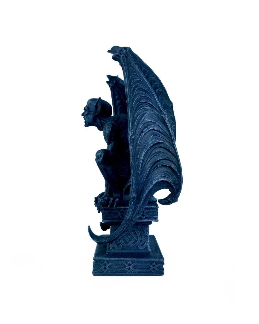 Gargoyle With Wings On Base noble gothic decoration | Horror-Shop.com