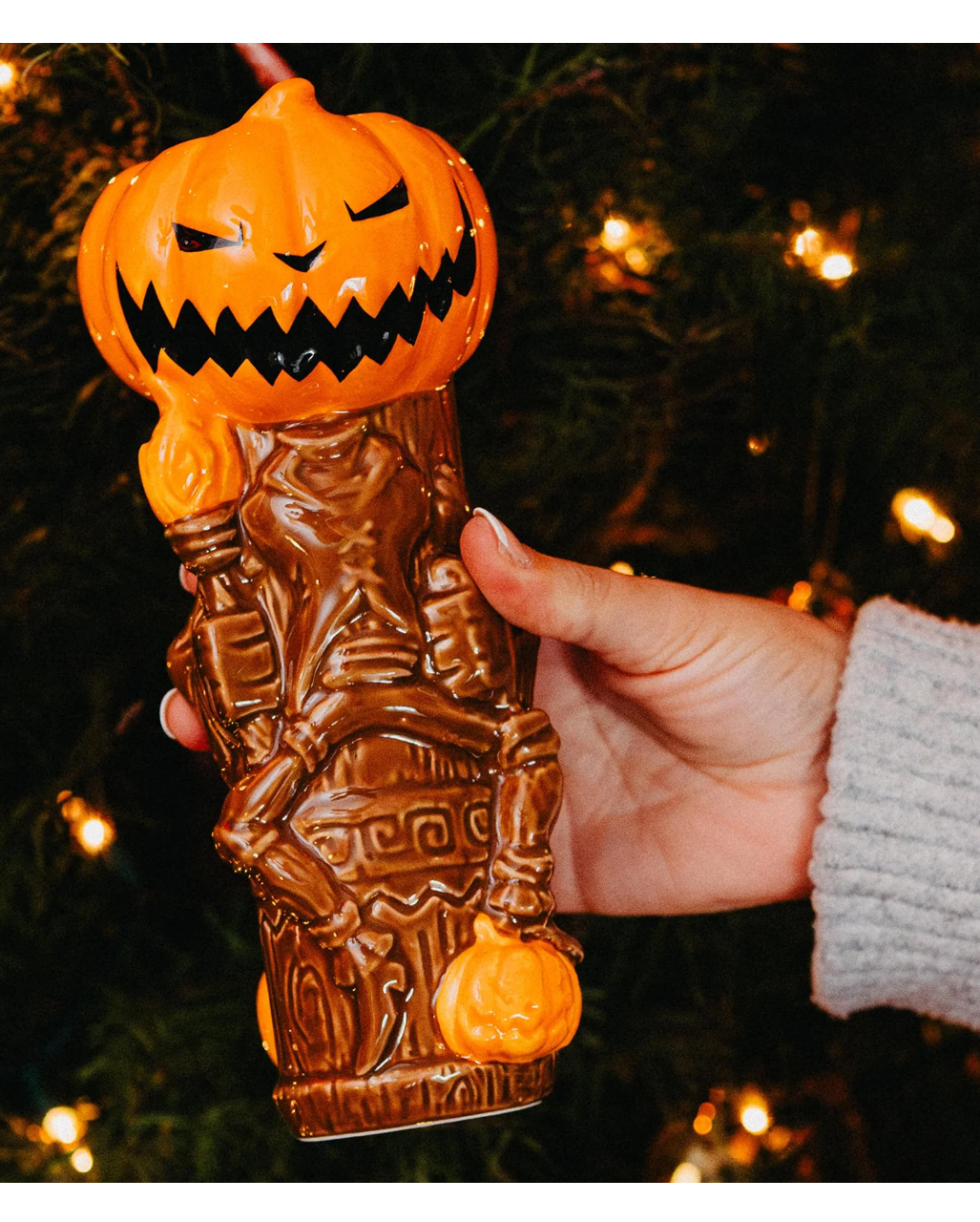 Geeki Tiki's Disney TNBC Pumpkin King Mug | Disney Merch | Horror-Shop.com