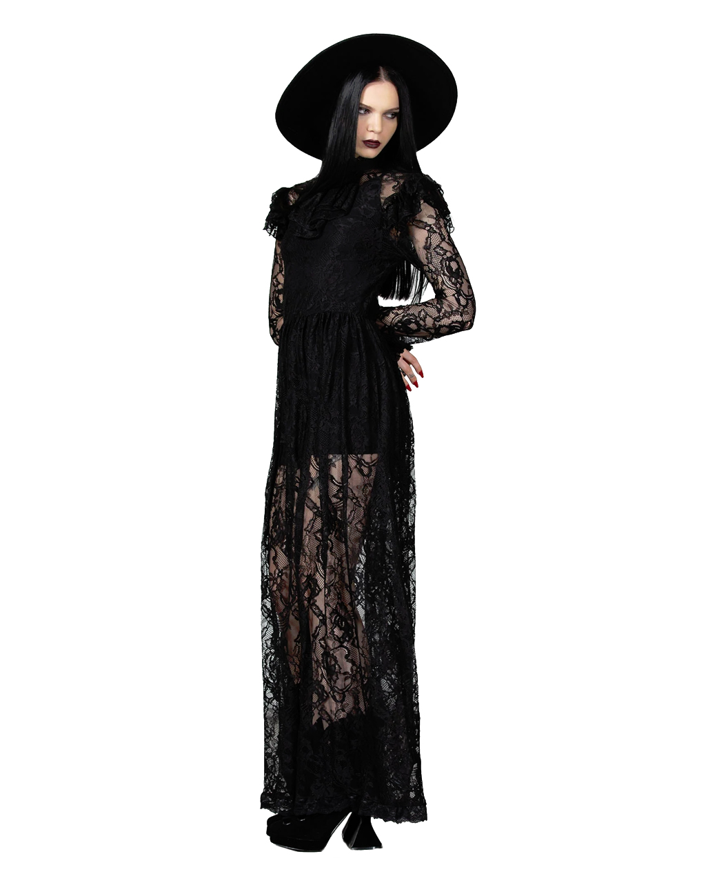KILLSTAR Enmity Maxi Kleid XL bestellen | Horror-Shop.com