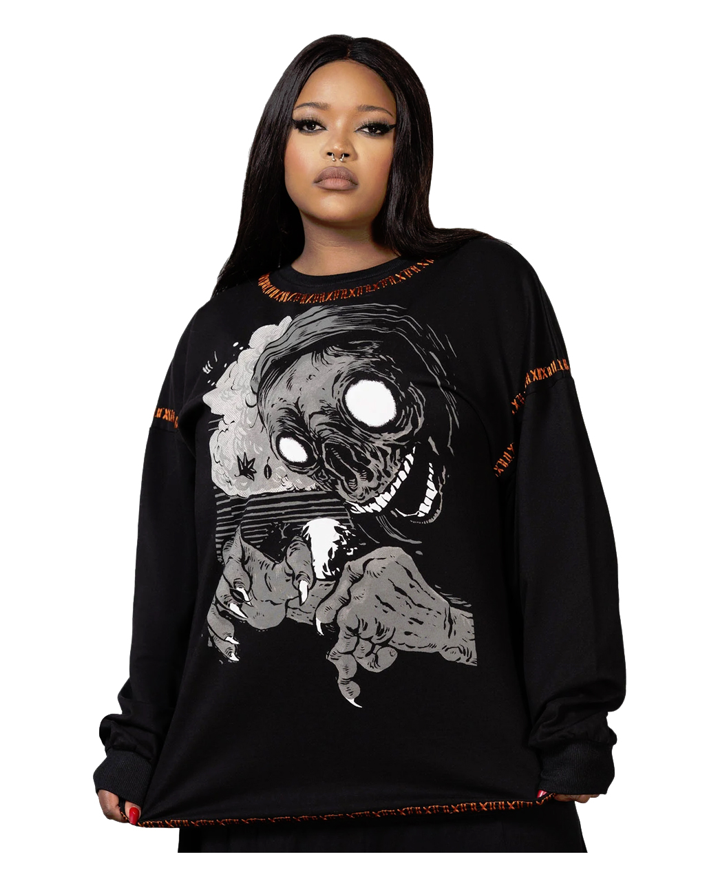 KILLSTAR Fatality Oversized Pullover | Order NOW! | Horror-Shop.com