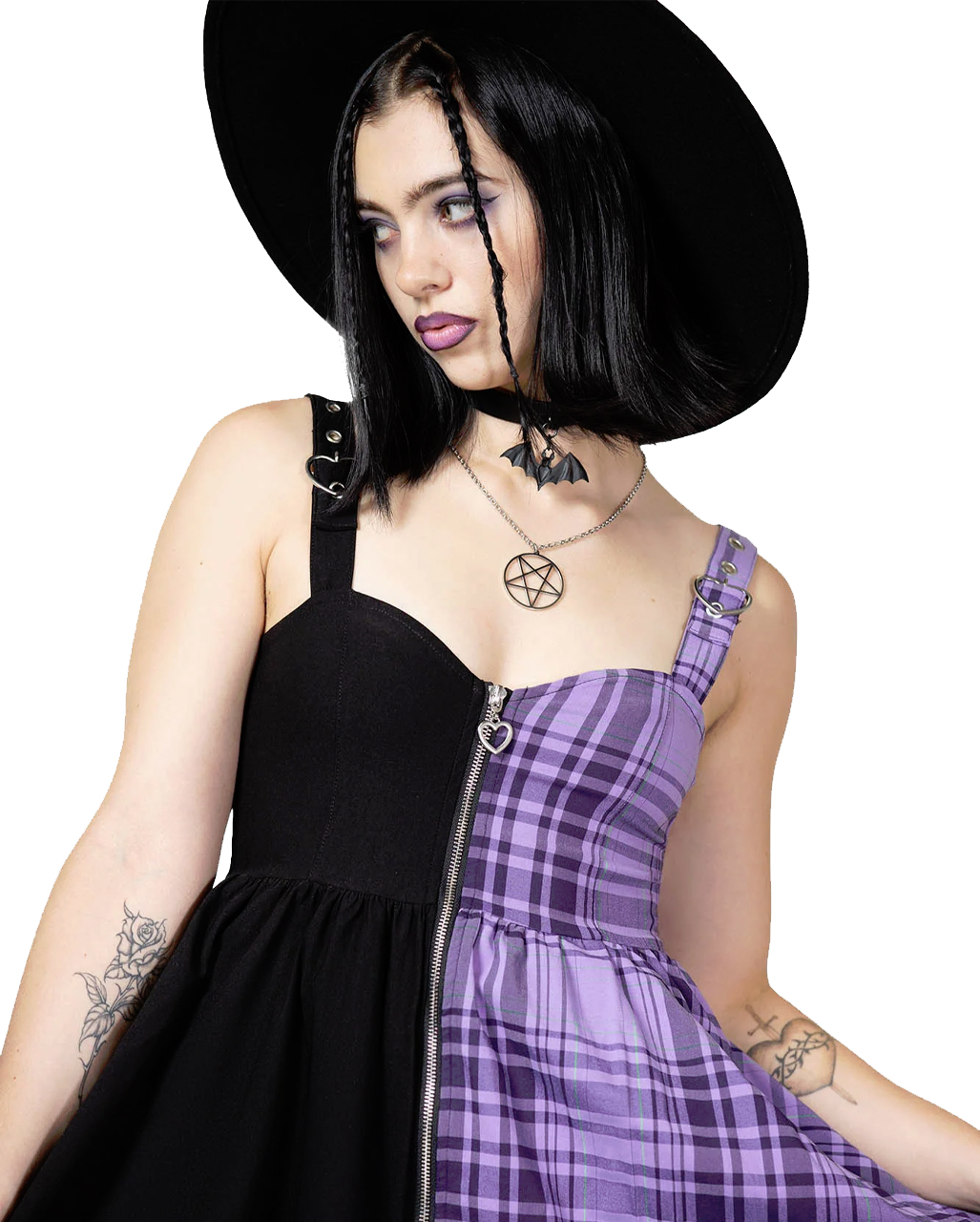 KILLSTAR Marie Zip Dress | Gothic fashion | Horror-Shop.com