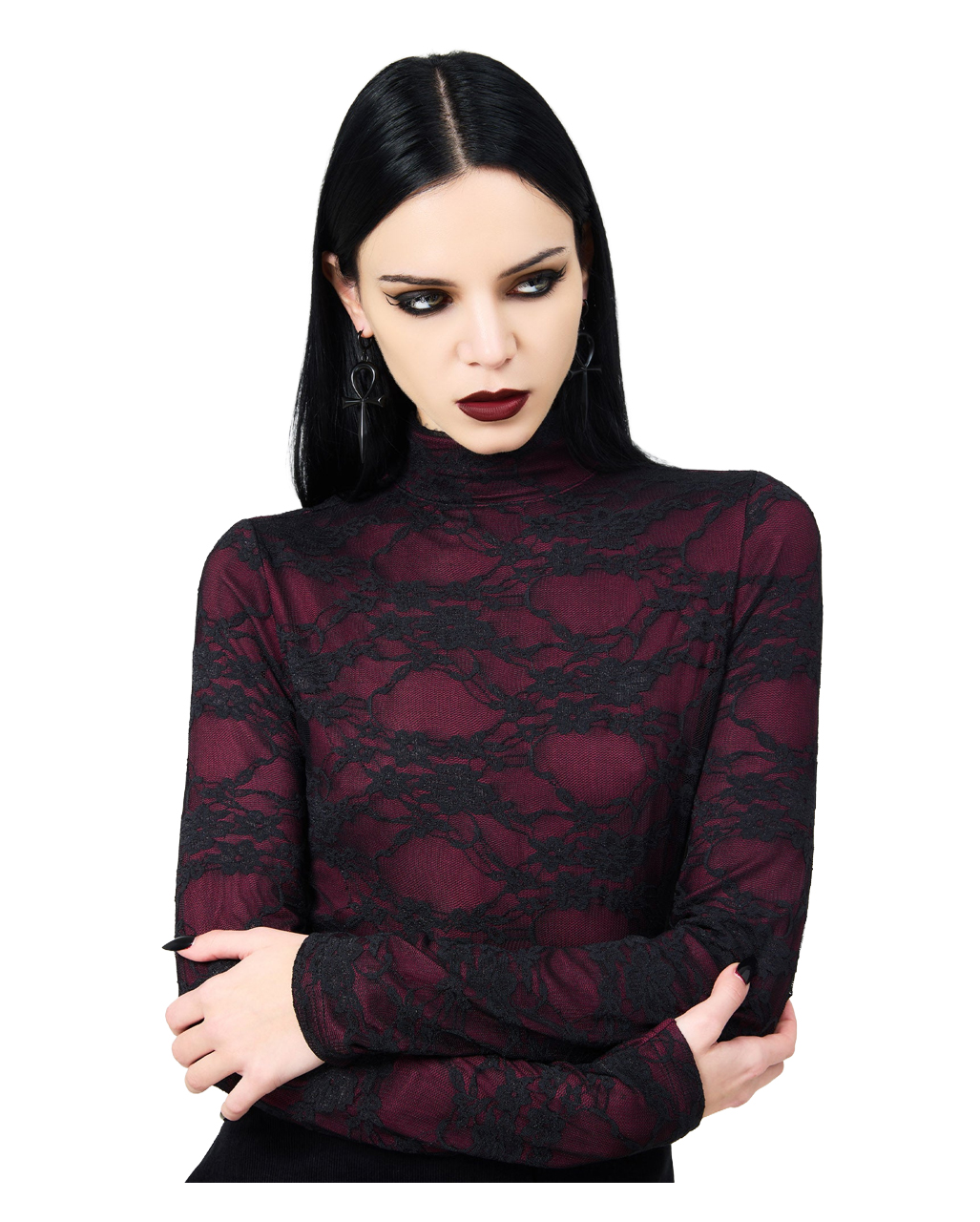 KILLSTAR Shadowfang Top ★ Gothic Oberteil | Horror-Shop.com