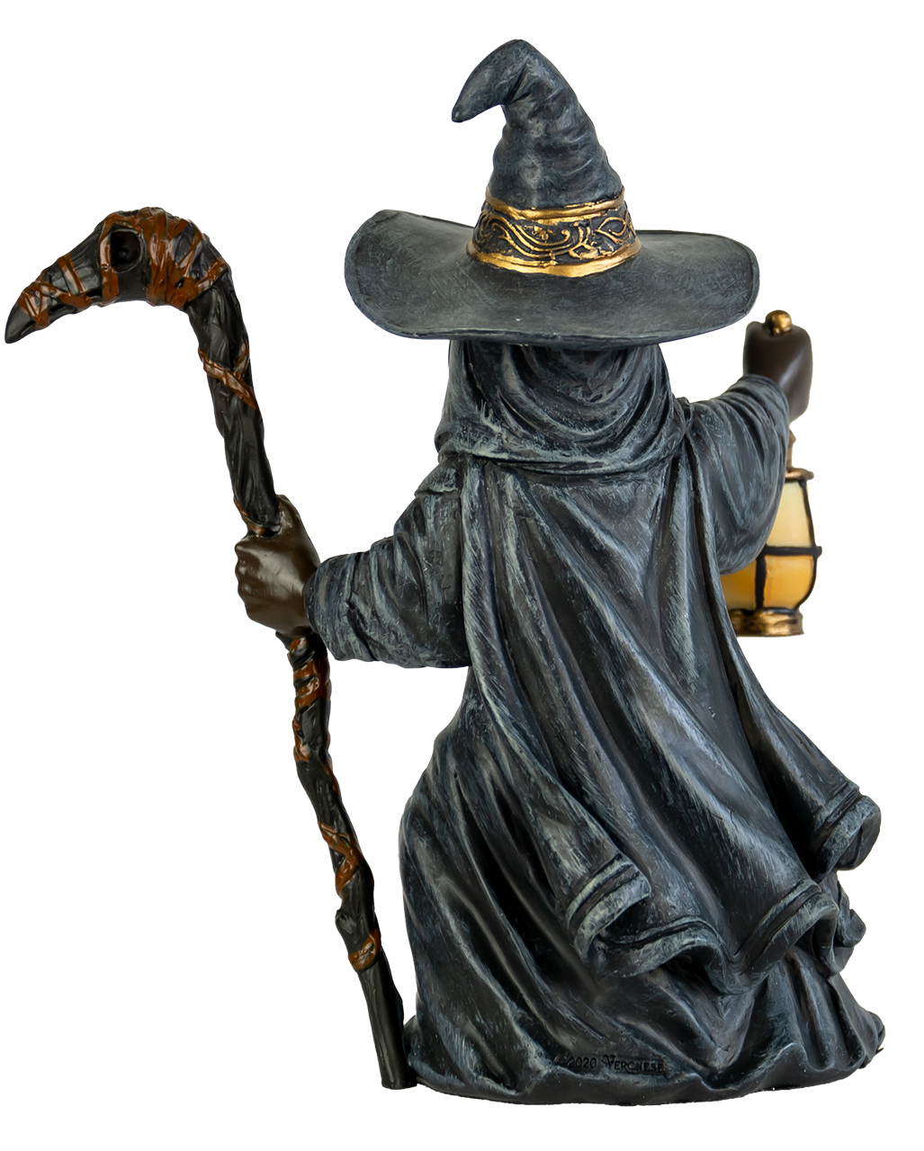 Miasma Plague Doctor With Staff & Lantern 14cm as table decoration ...