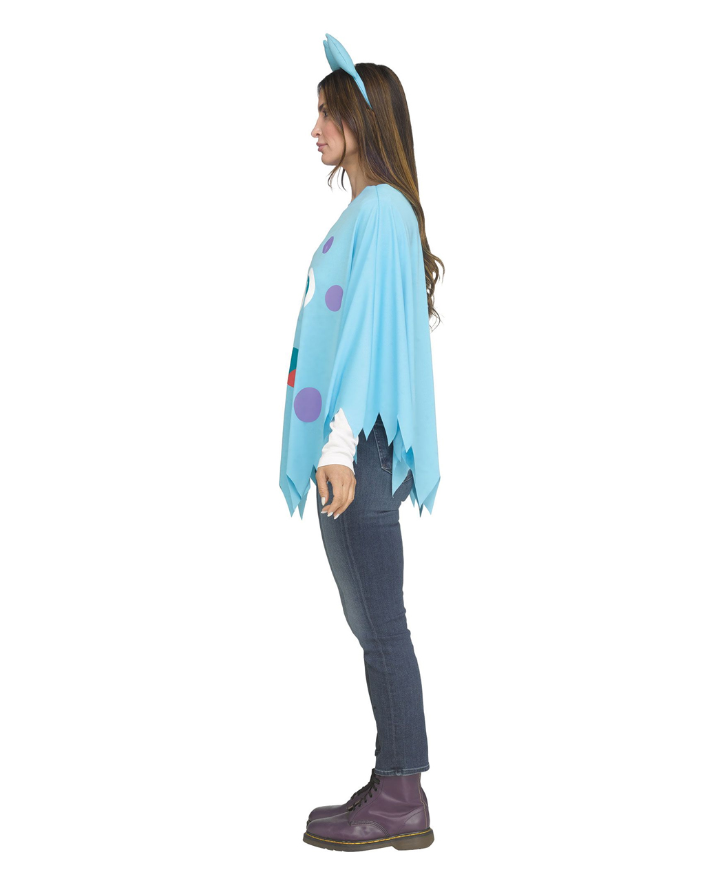 Monster Costume Poncho Blue for Halloween & Carnival | Horror-Shop.com