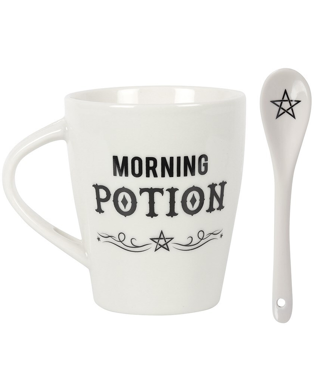 Morning Potion Cup With Spoon ★ Gothic cup | Horror-Shop.com