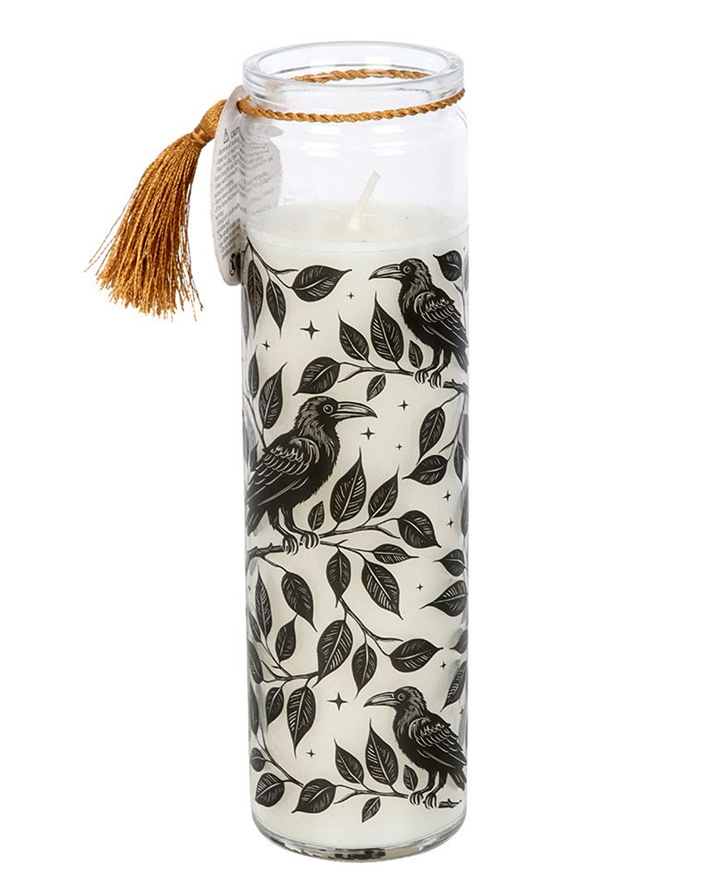 Mystic Raven Deadly Nightshade Candle 21cm Gothic decoration | Horror ...