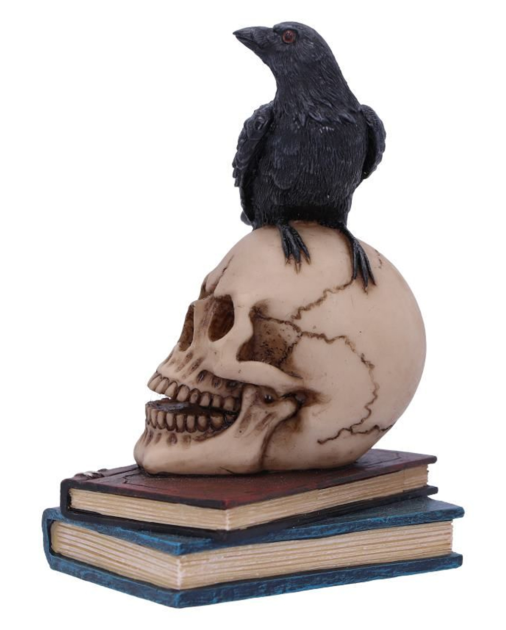 Raven's Spell Gothic Decorative Figure 10cm | raven on skull | Horror ...
