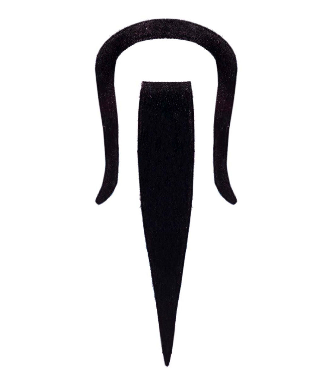 Dschinghis Khan Bart schwarz Chinesenbart | Horror-Shop.com