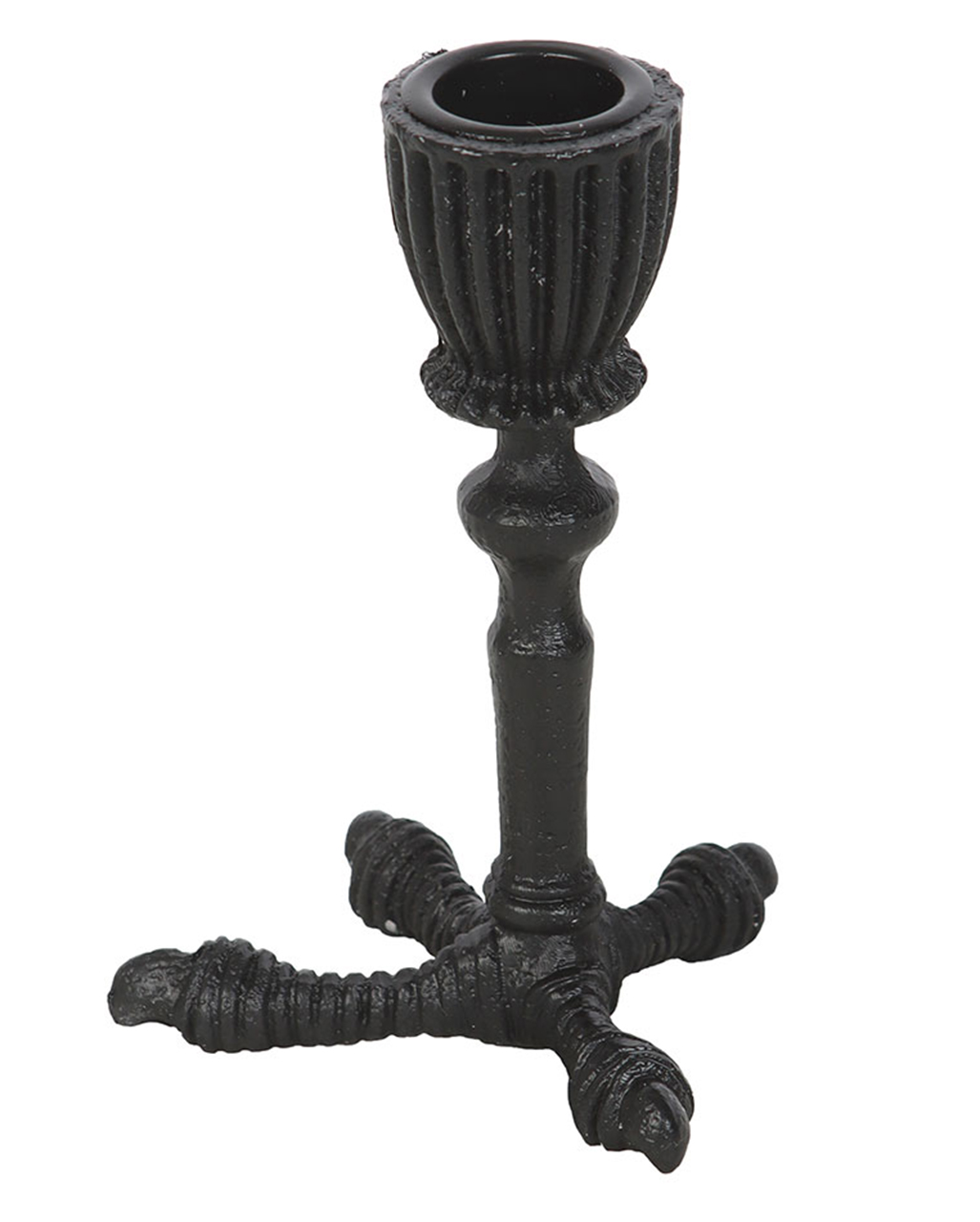Black Raven Claw Candlestick 12.5cm as table decoration | Horror-Shop.com
