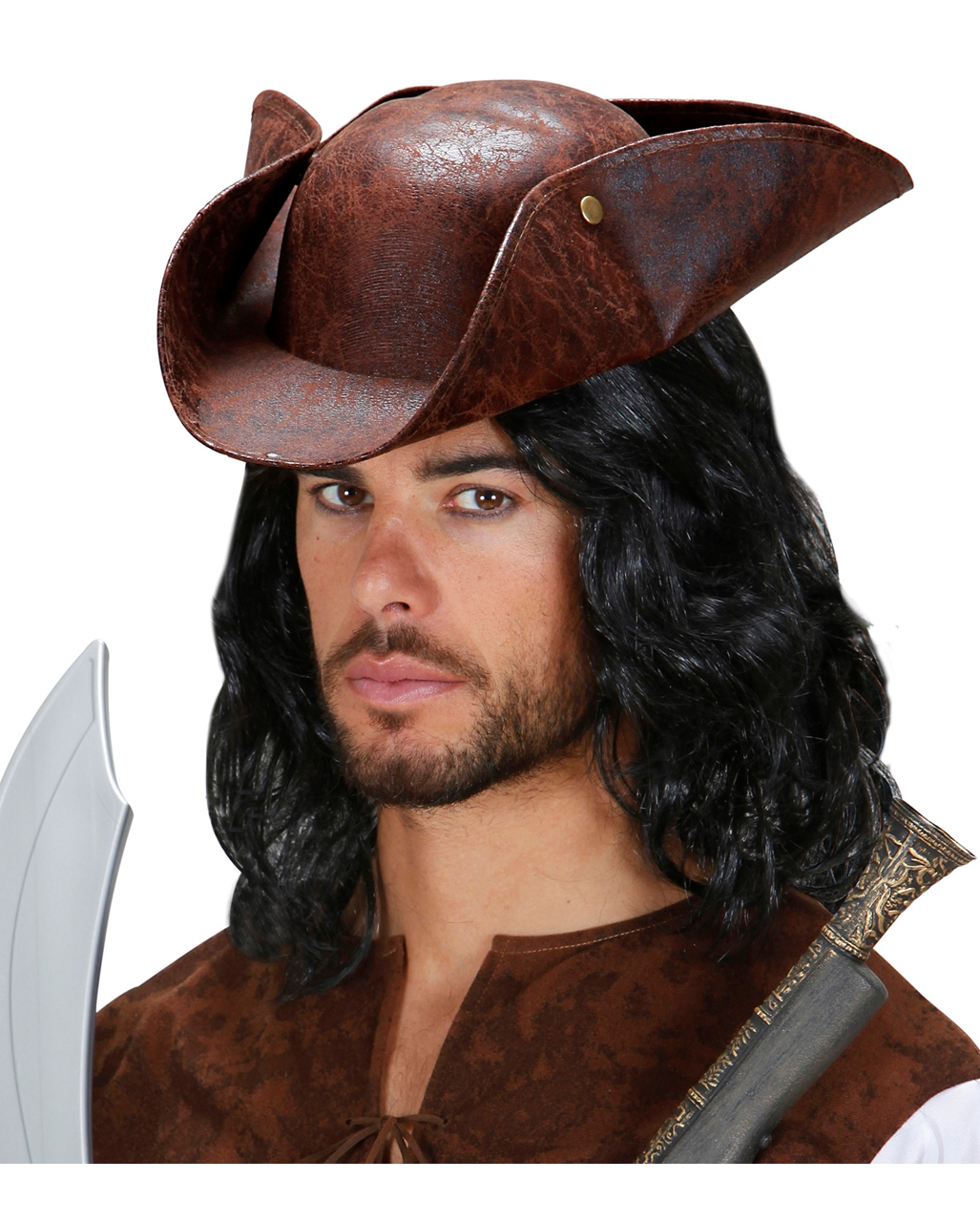 Antiker Piratenhut für Fasching & Halloween | Horror-Shop.com