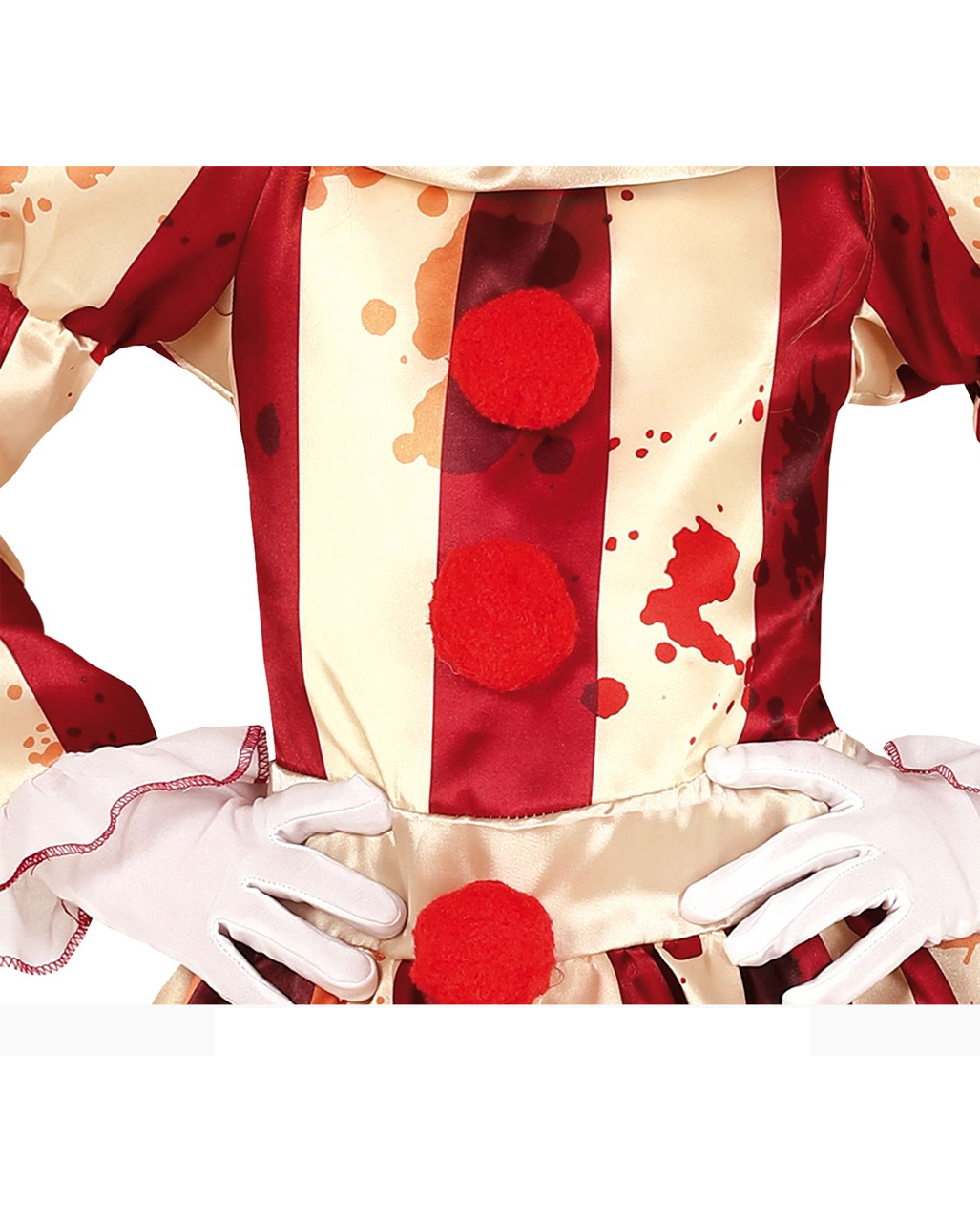 Bloody Clown Girl Kids Costume Halloween | Horror-Shop.com