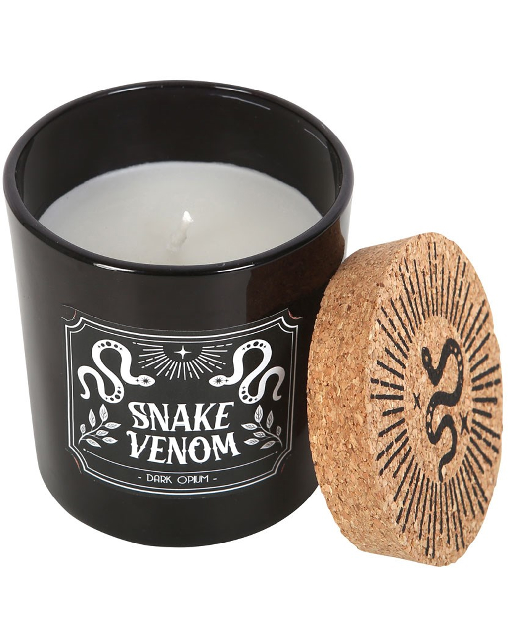 Dark Opium Snake Venom Gothic Scented Candle ★ | Horror-Shop.com