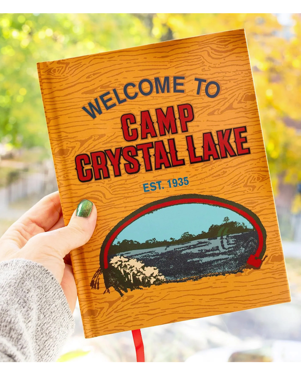 Freitag der 13. Camp Crystal Lake Notizbuch Gästebuch | Horror-Shop.com