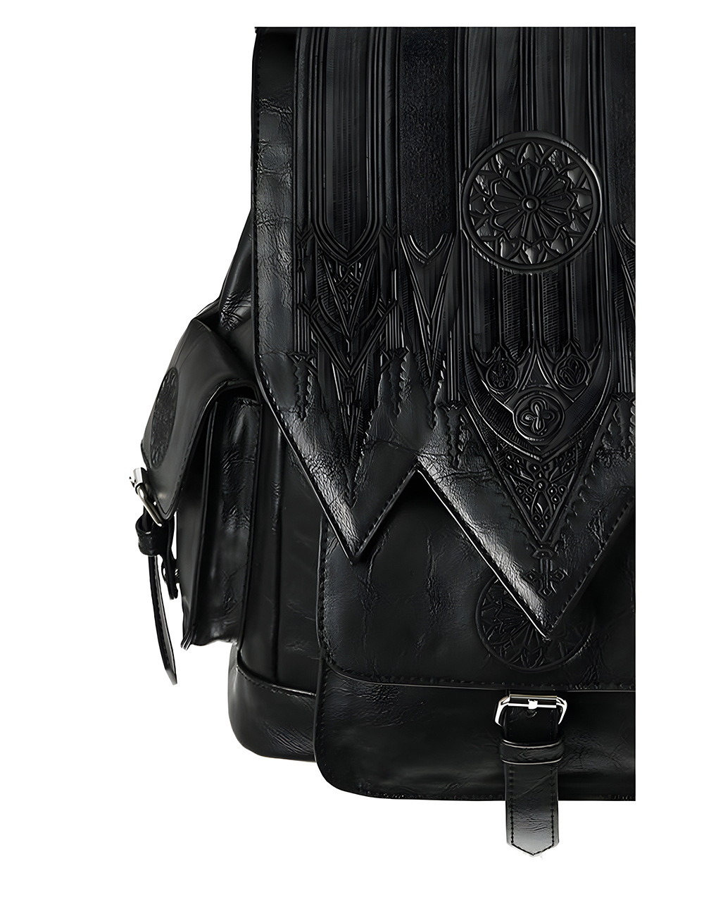 Gothic Backpack "Cathedral Rosette " Gothic fashion! | Horror-Shop.com