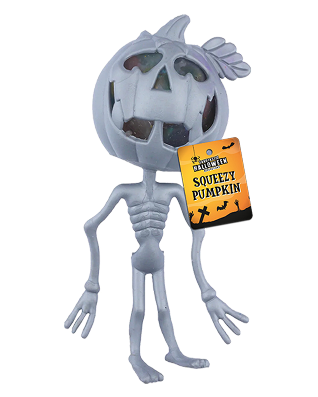 Halloween Squeeze Kürbis Spielzeug 1 St. als Gimmick | Horror-Shop.com