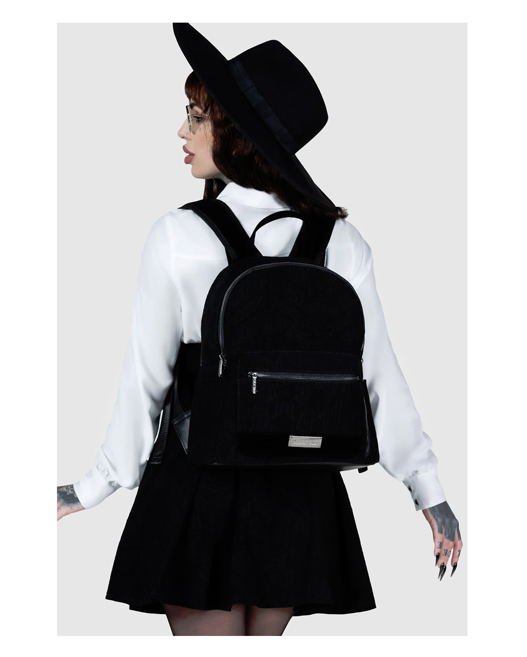 KILLSTAR Banished Basilica Backpack as a gothic accessory | Horror-Shop.com