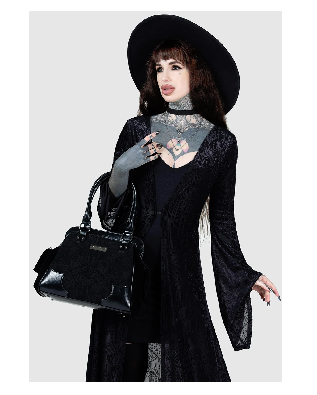 KILLSTAR Church Of Nite Handbag Gothic Handbag | Horror-Shop.com