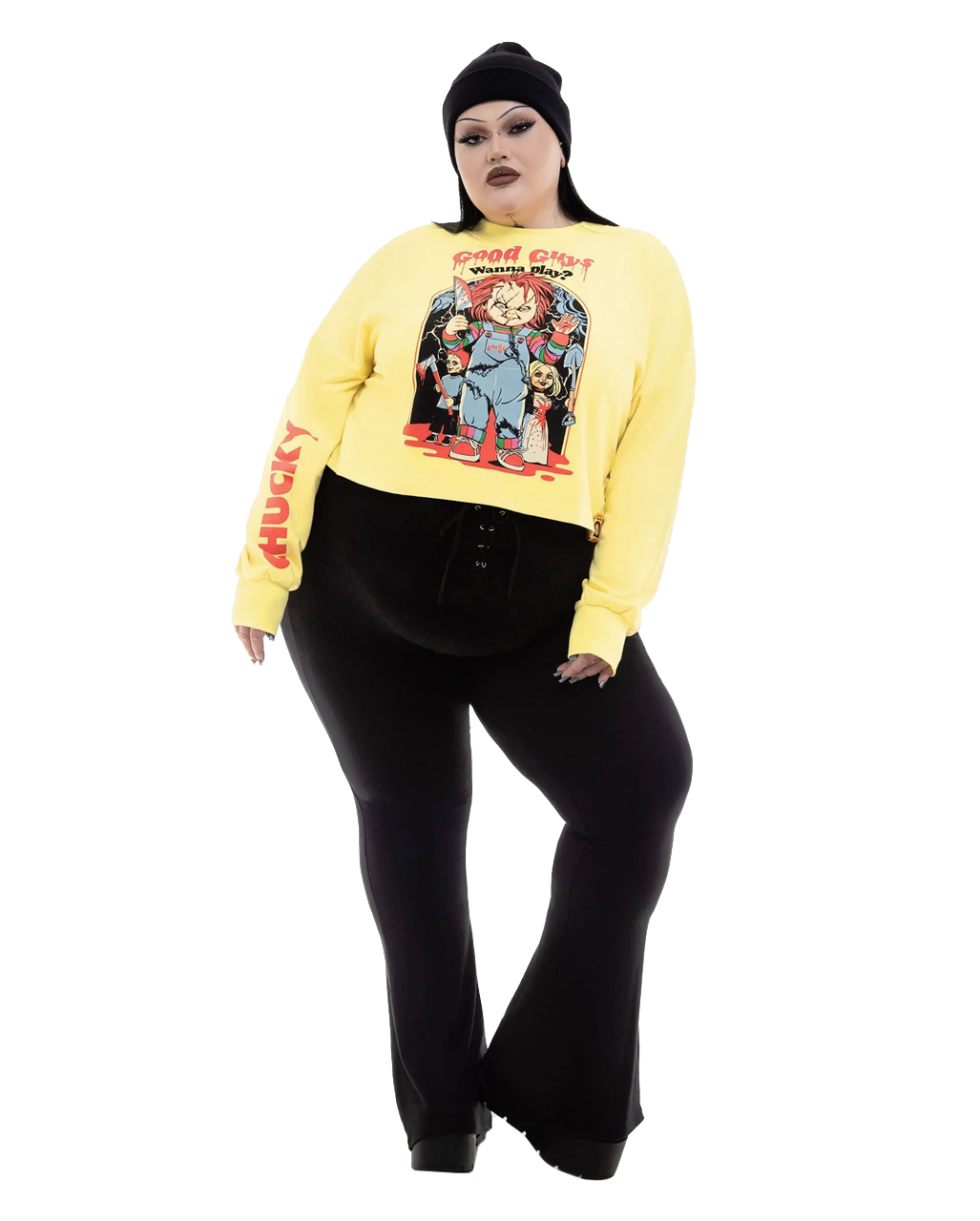 KILLSTAR My Friends Call Me... Chucky Sweatshirt ★ | Horror-Shop.com