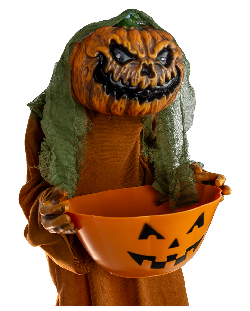Pumpkin Monster With Candy Bowl Halloween Animatronic 85cm ★ | Horror ...