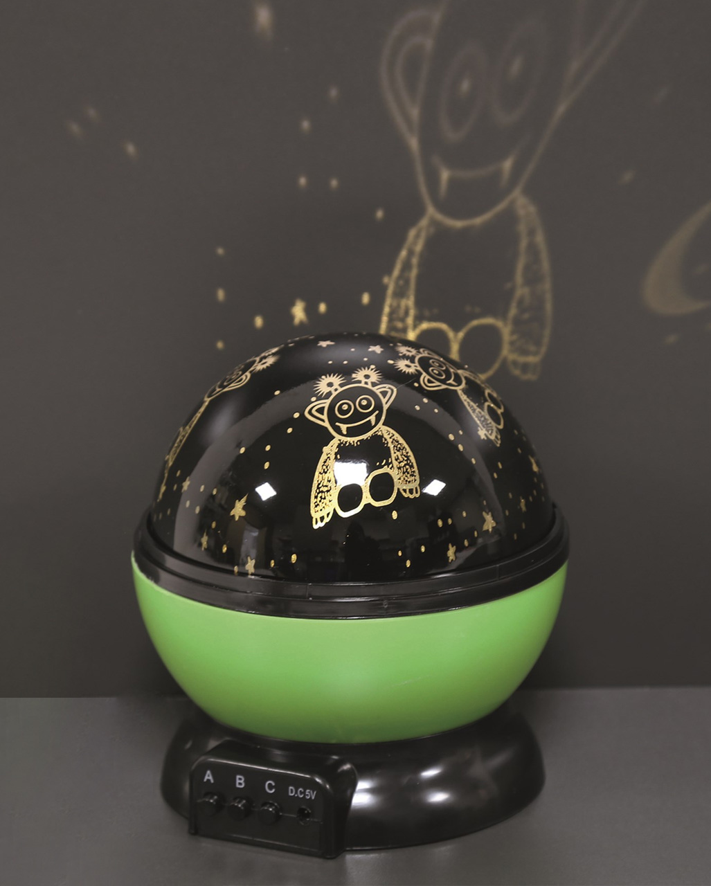 Monster Projektor Nachtlicht Multicolor LED 14cm kaufen! | Horror-Shop.com