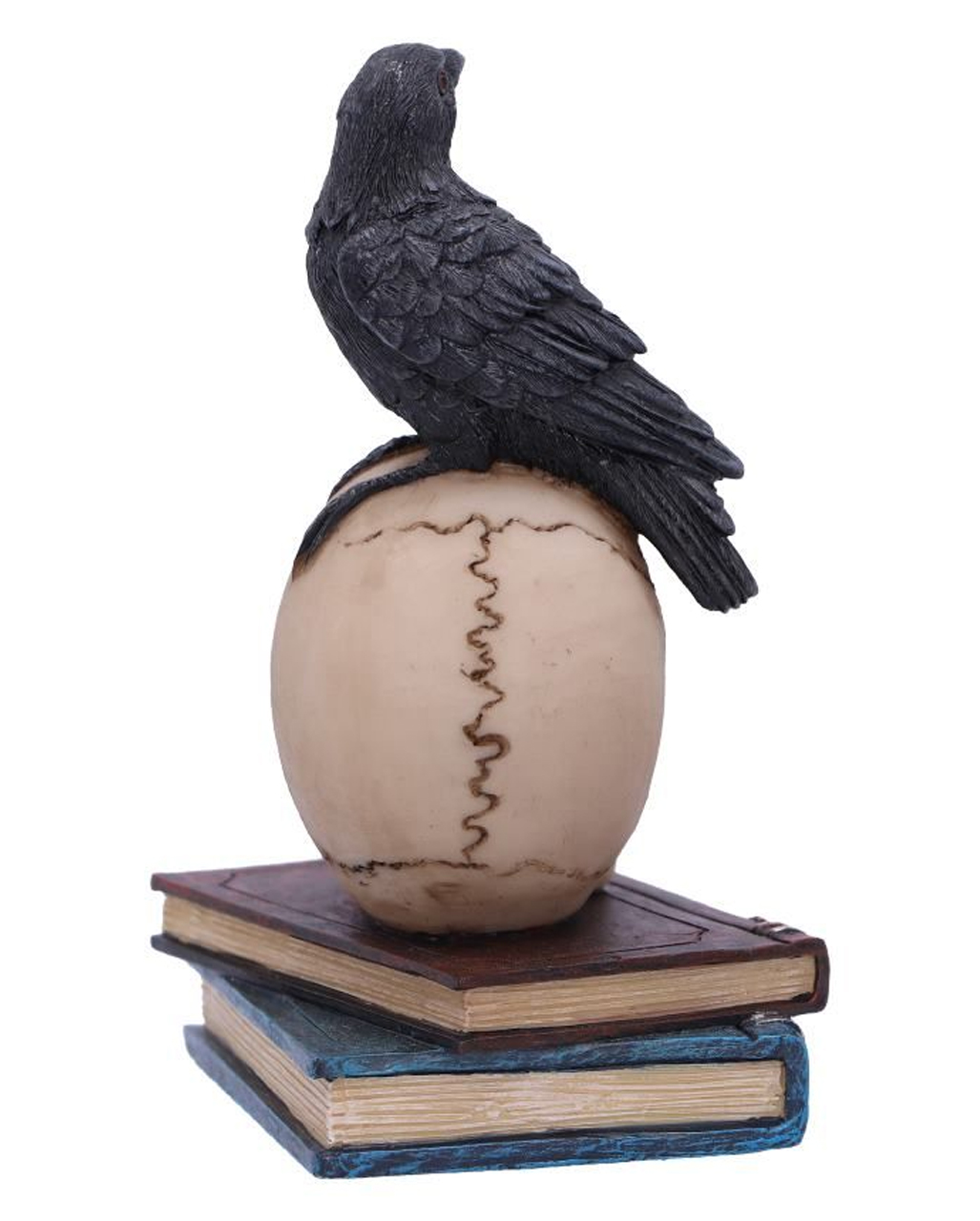 Raven's Spell Gothic Decorative Figure 10cm | raven on skull | Horror ...