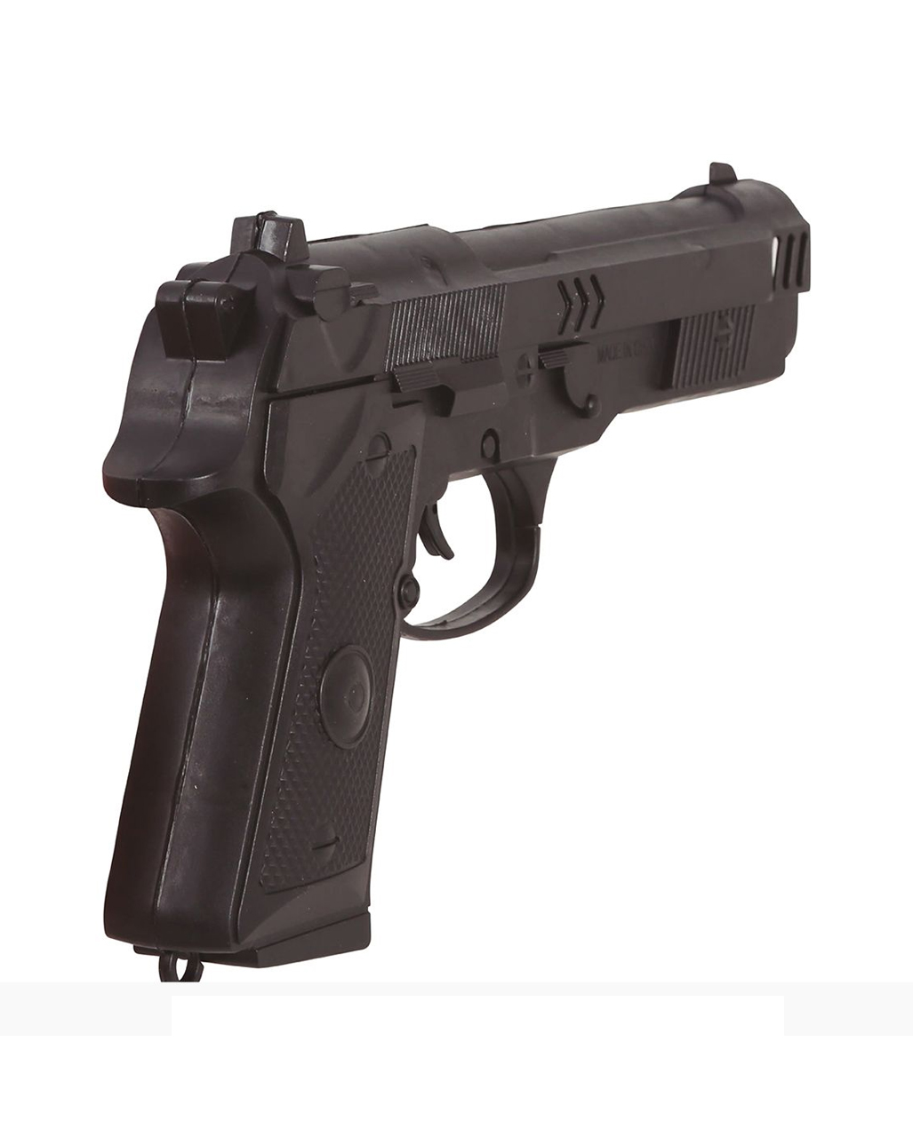 Black Pistol As A Toy Weapon 24cm at | Horror-Shop.com