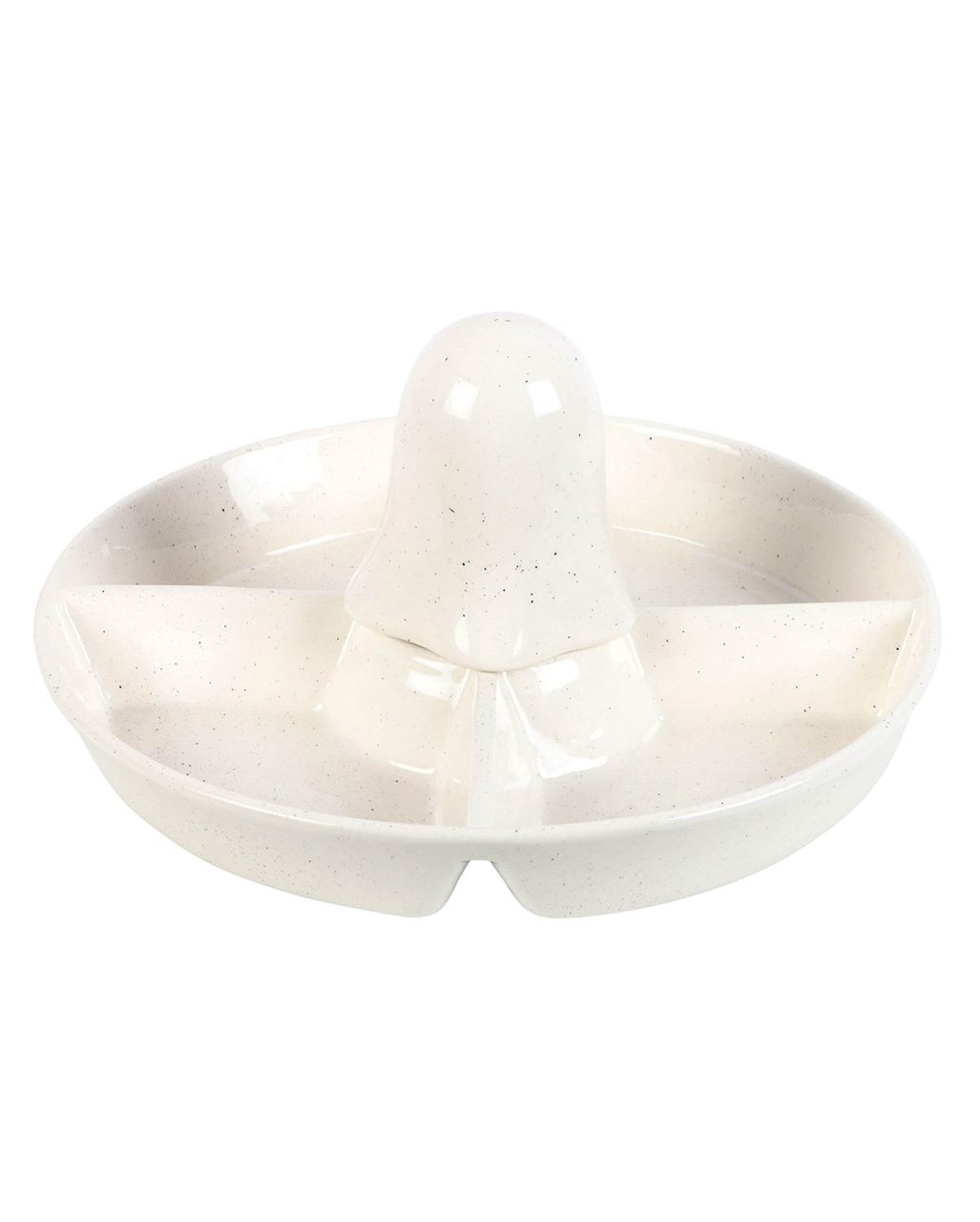 White Ghost Chip & dip Snack Dish 30cm | Horror-Shop.com