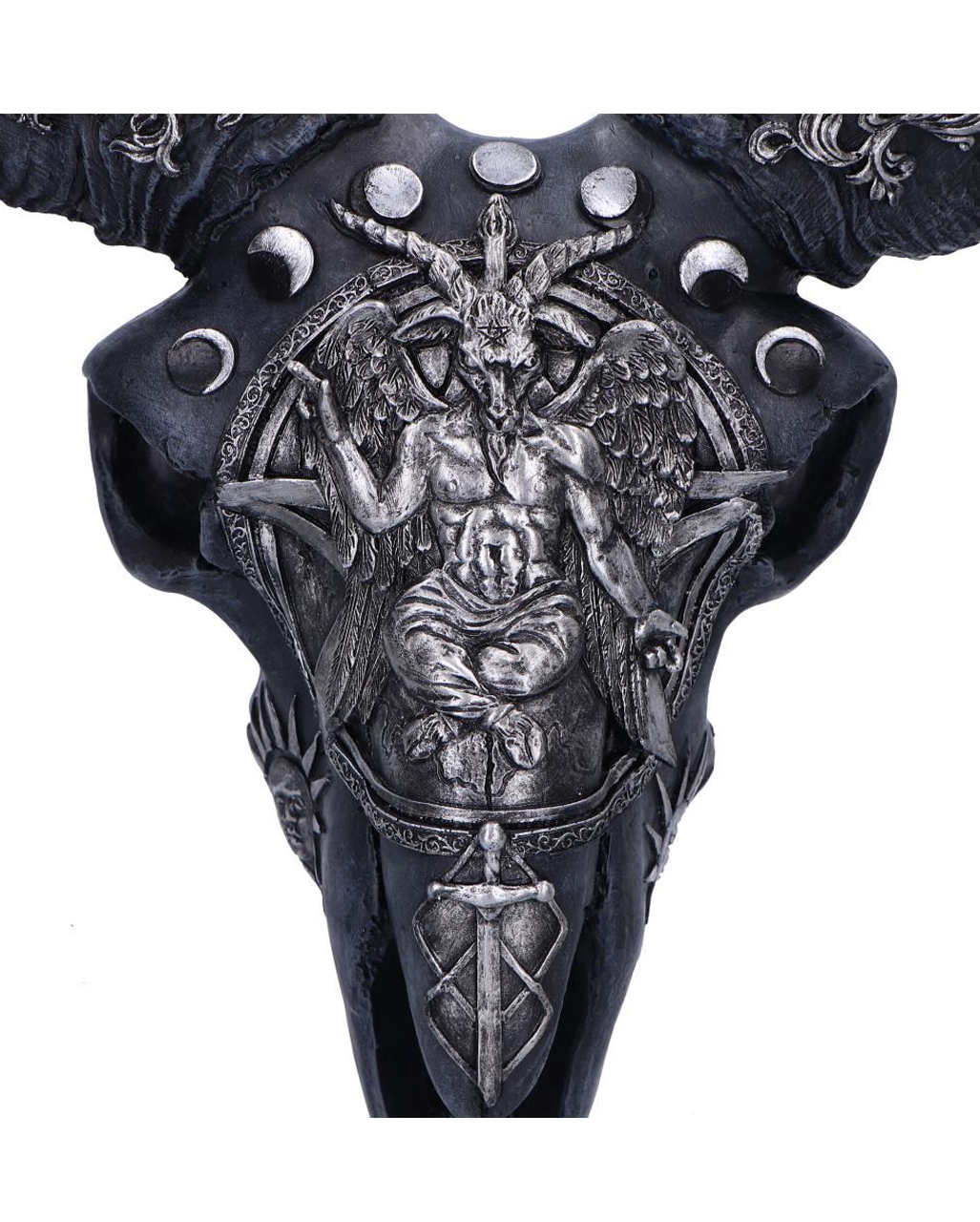 Baphomet's Veneration Wandskulptur 53cm ★ Gothic Deko | Horror-Shop.com