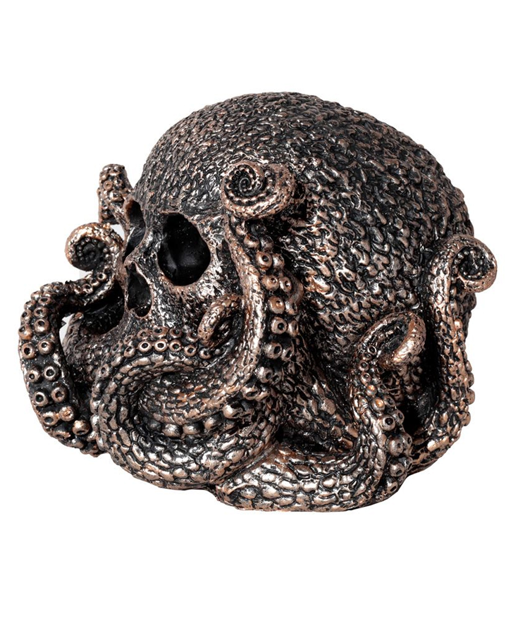 Bronze Skull Octopus 13cm 💀 | Horror-Shop.com