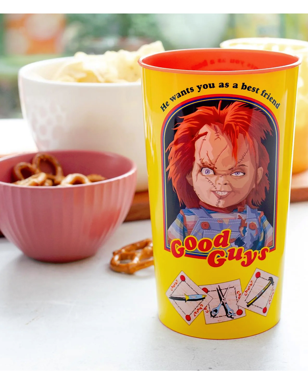 Child's Play Chucky Good Guys Mug Set Of 4 ★ Buy HERE | Horror-Shop.com