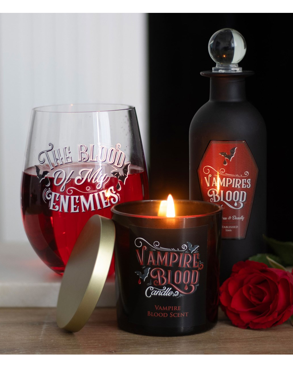 Dekorative Vampirblut Giftflasche 19cm | Halloween Deko | Horror-Shop.com