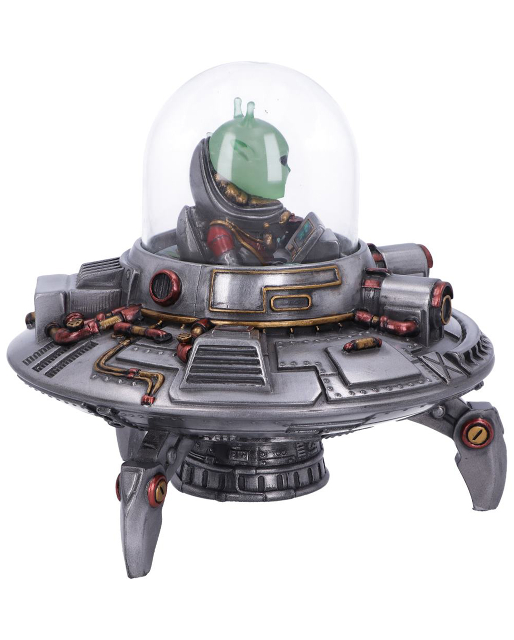 First Contact Alien & UFO Figure 14cm Sci-Fi Deco | Horror-Shop.com