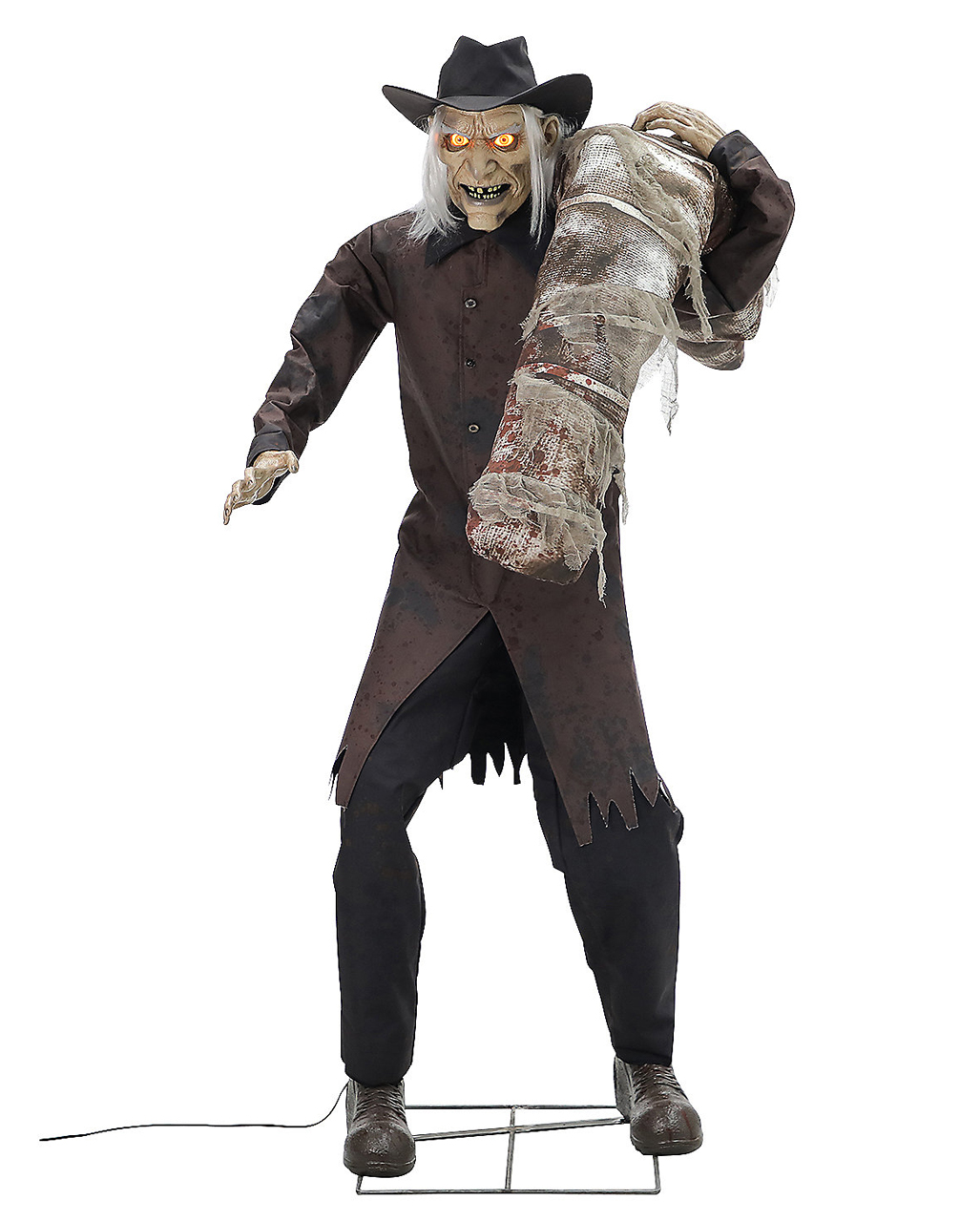 Fürchterlicher Grabräuber Halloween Animatronic 183cm als Deko | Horror ...