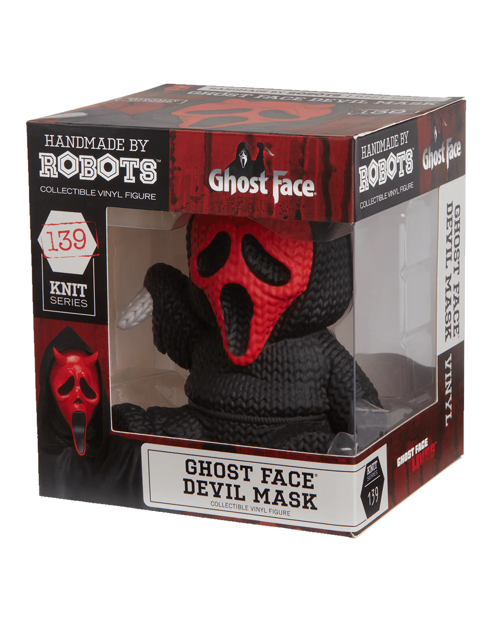 Ghostface - Devil Vinyl Figure Handmade By Robots | Gift idea | Horror ...