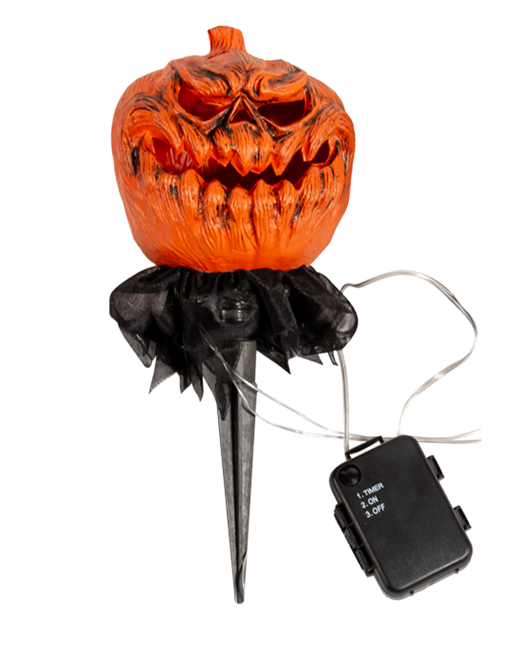 Halloween Pumpkin With Ground Spike Set Of 3 🎃 Garden decoration ...