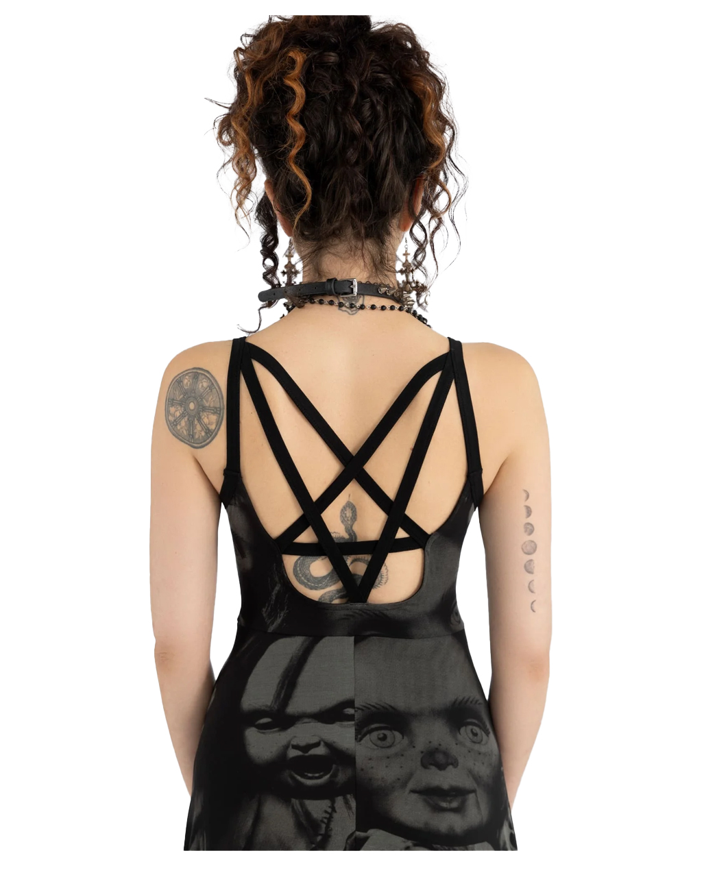 KILLSTAR Devils Lair Midi Dress Gothic Mode kaufen | Horror-Shop.com