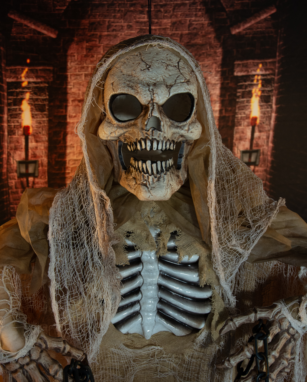 Mantus Skeleton Demon With Movement, Sound & Light 183cm ★ | Horror ...