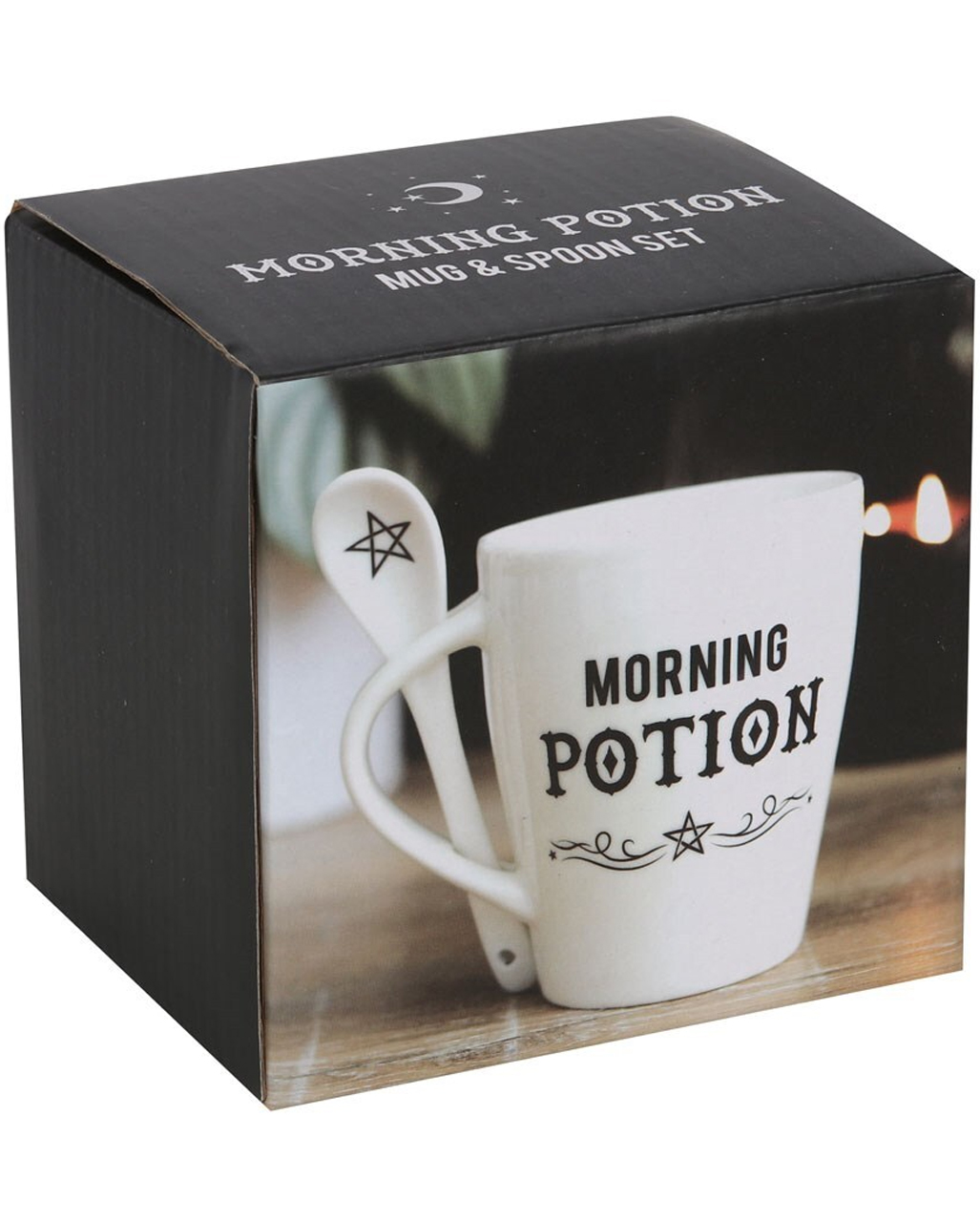 Morning Potion Cup With Spoon ★ Gothic cup | Horror-Shop.com