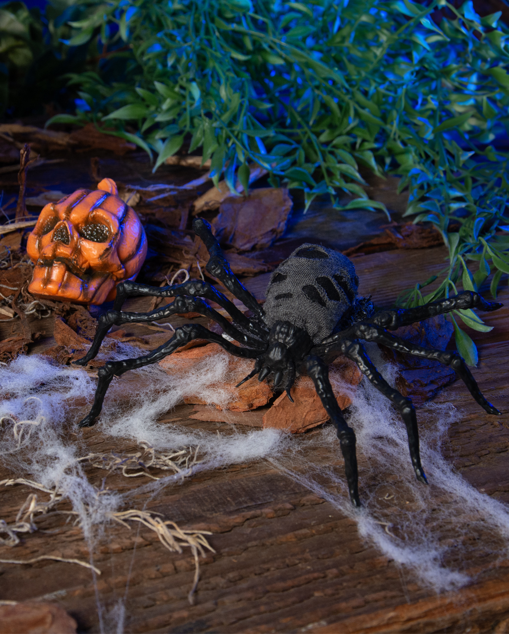 Schaurige Ekelspinnen mit Cheese Cloth Fell 19cm 2er-Set ★ | Horror ...