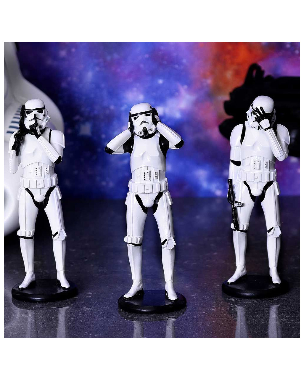 Three Wise Stormtrooper Figures | Star Wars | Horror-Shop.com