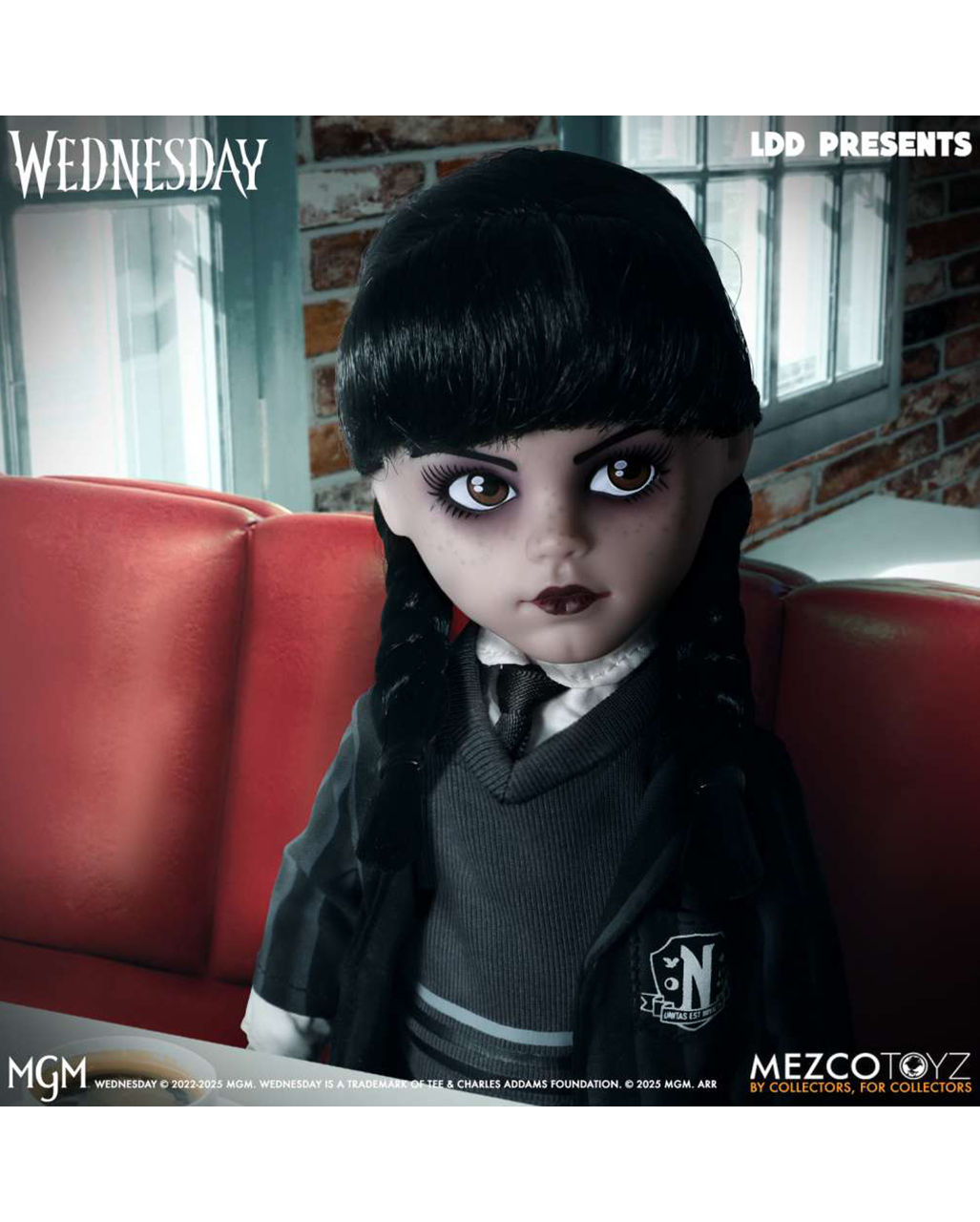 Wednesday Nevermore Academy Unifom LDD 25cm order | Horror-Shop.com